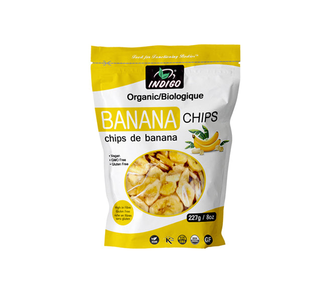 Organic Banana Chips 227g – Natural Bites